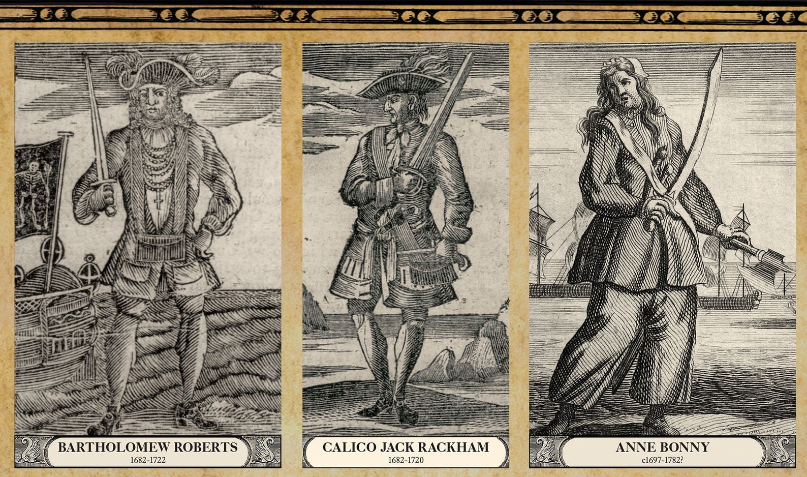 Pirate Map Poster 24x36. Golden Age of Pirates Vintage - Etsy UK