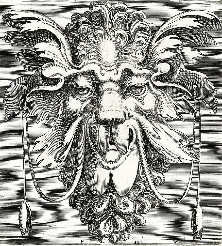 Funny Grotesque Masks Vintage Art Printable Coloring Pages. 6 | Etsy