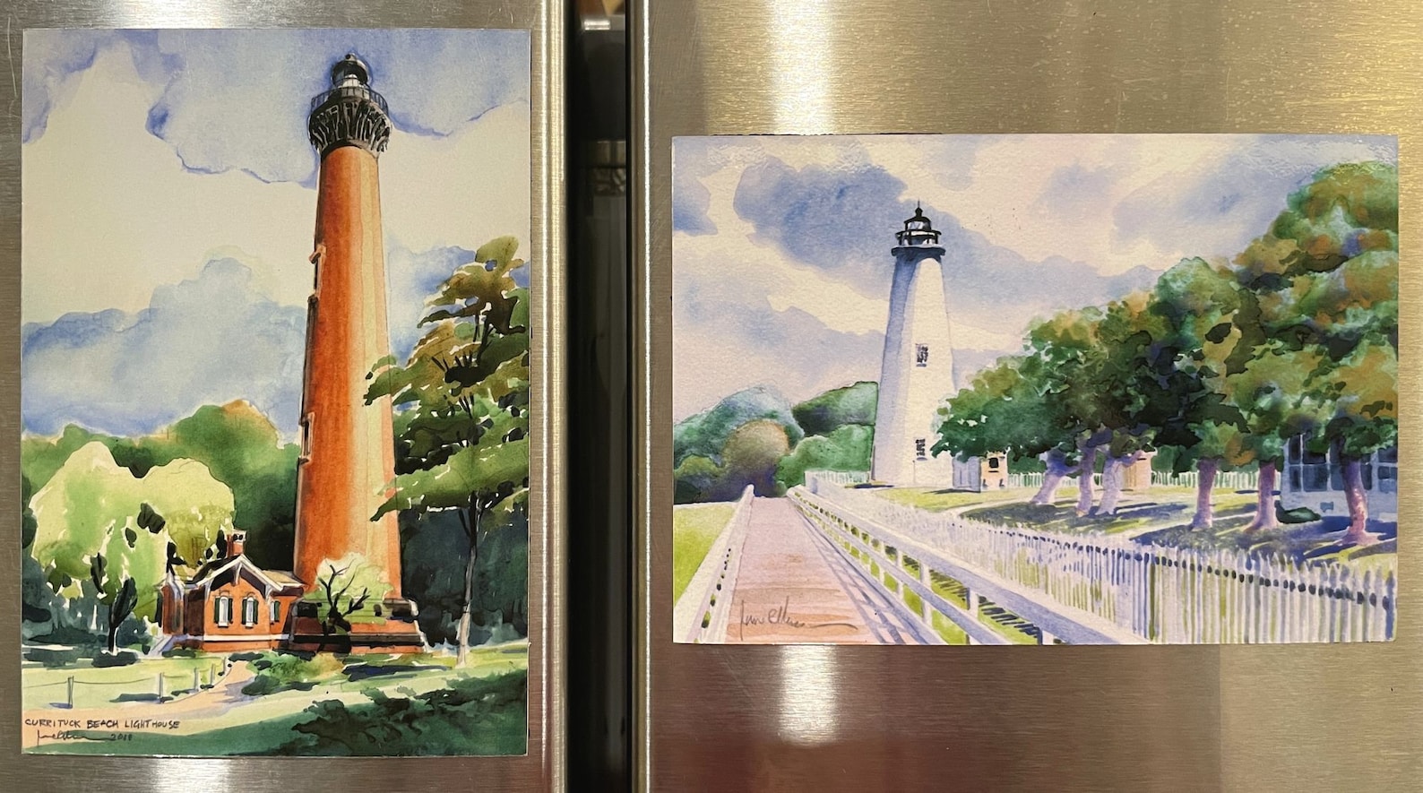 Ocracoke Island Lighthouse Fridge Magnet 3.5x5. North - Etsy