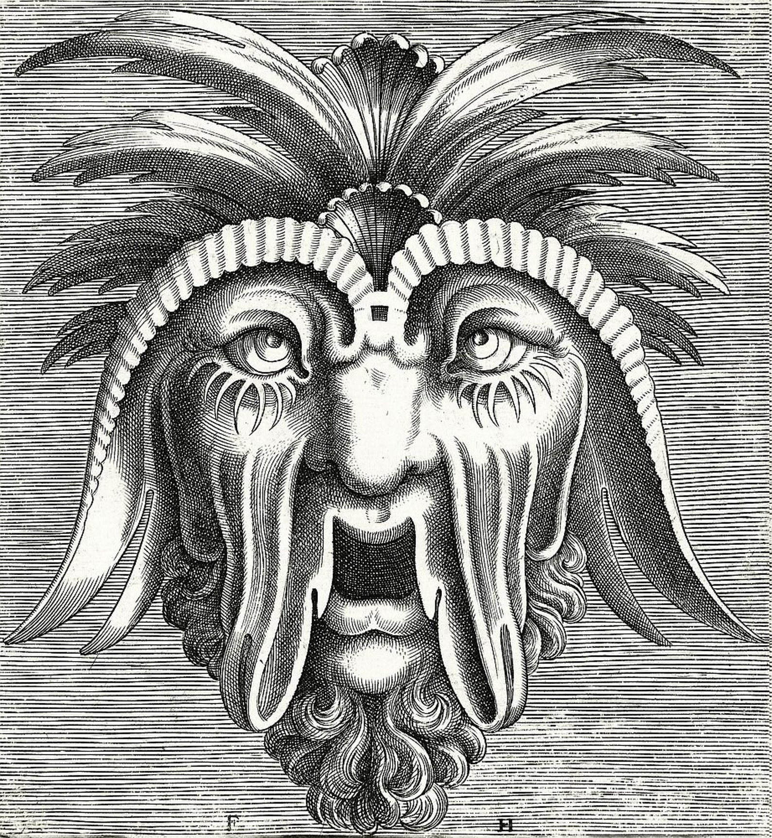 Fierce Grotesque Masks Vintage Art Printable Coloring Pages. 6 - Etsy