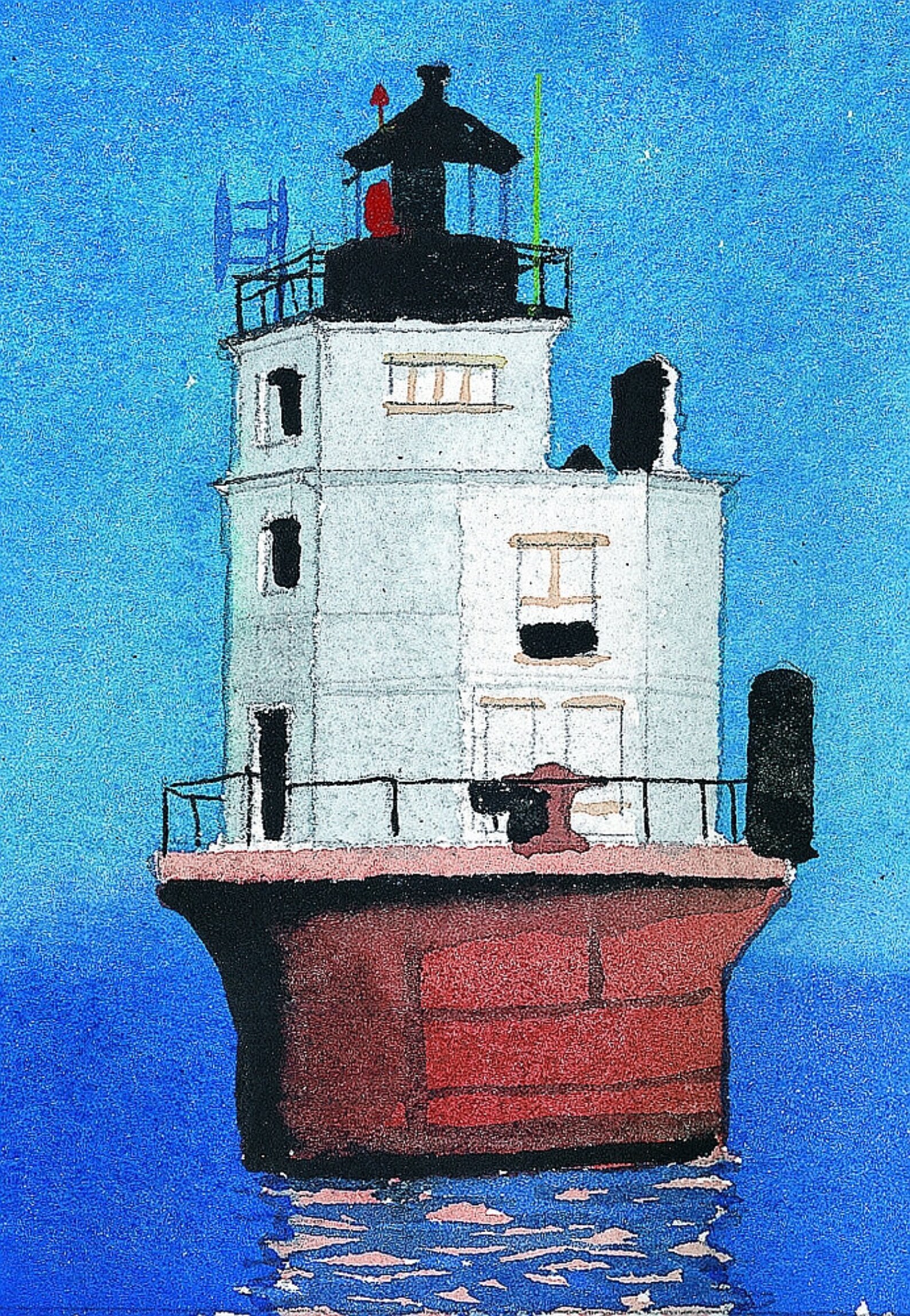 Smith Point Lighthouse Chesapeake Bay Virginia. Twilight at - Etsy