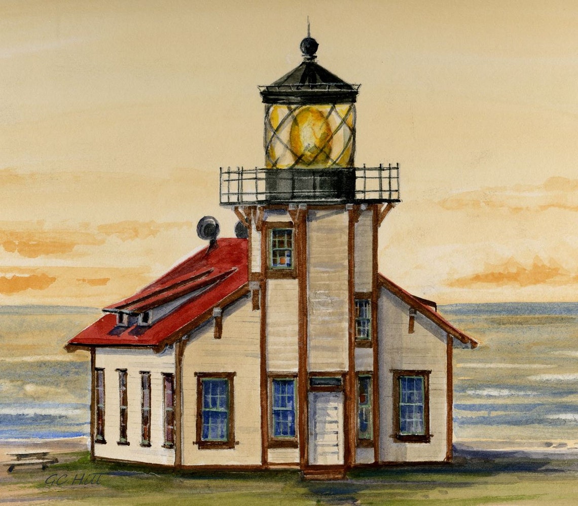 Point Cabrillo Lighthouse Fridge Magnet 3.5x4. Pacific - Etsy