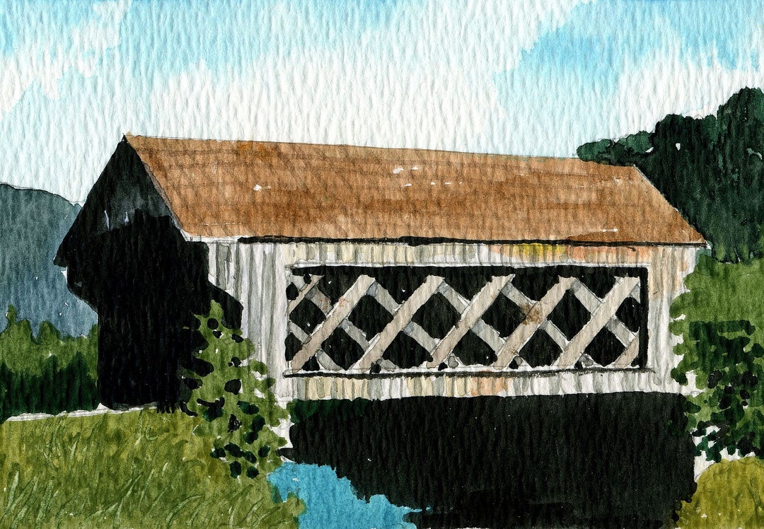 Lost Twigg-smith Covered Bridge, Green River, West Windsor, Vermont ...