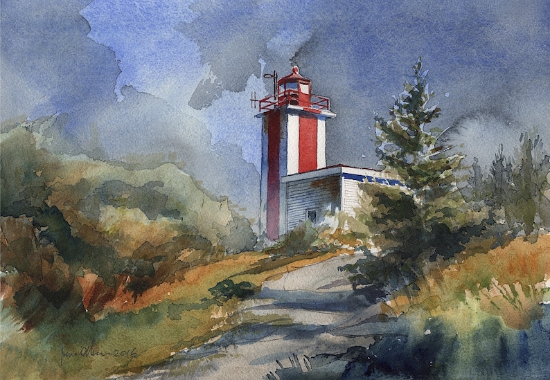 Prim Point Lighthouse Digby Gut Nova Scotia Canada. - Etsy
