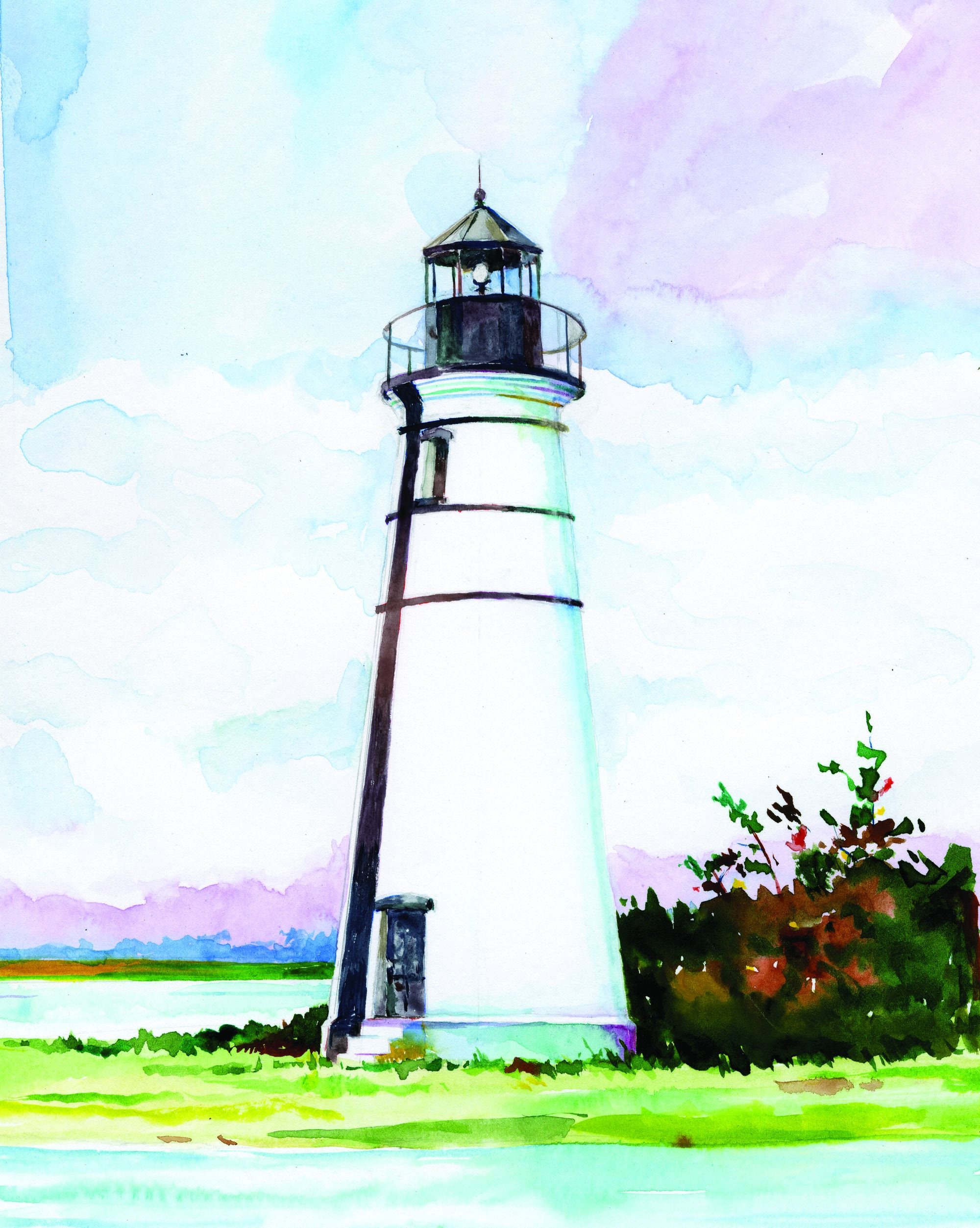 Tchefuncte River Lighthouse, Lake Pontchartrain Maritime Museum ...
