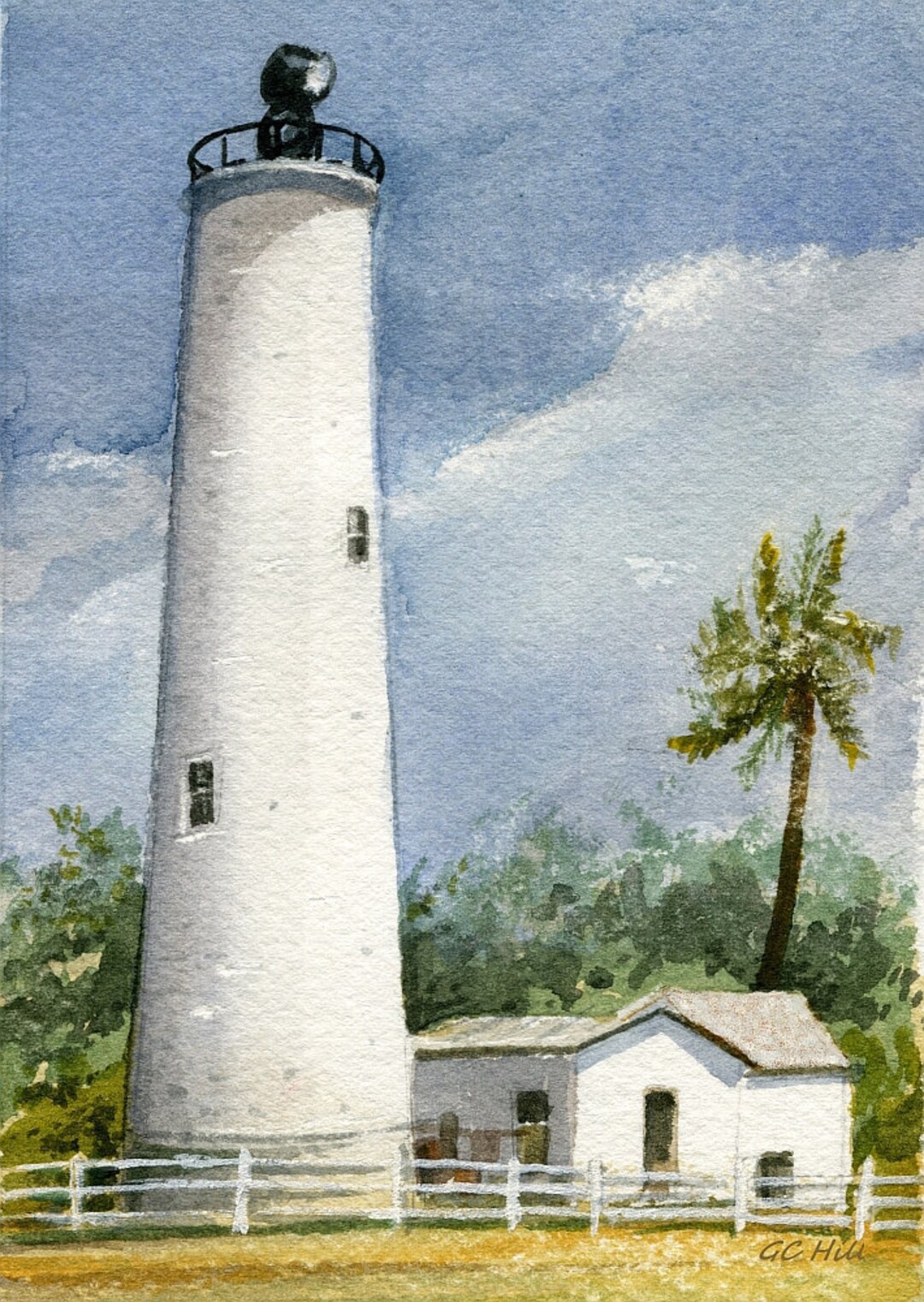 Egmont Key Lighthouse & Keeper's House, Tampa Bay, Florida Gulf Coast ...