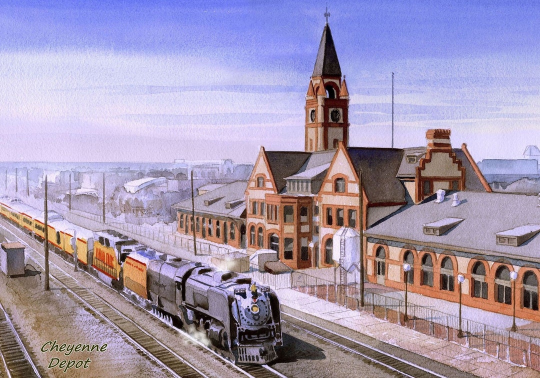 Cheyenne Depot & Union Pacific Frontier Days Steam Train, Wyoming ...