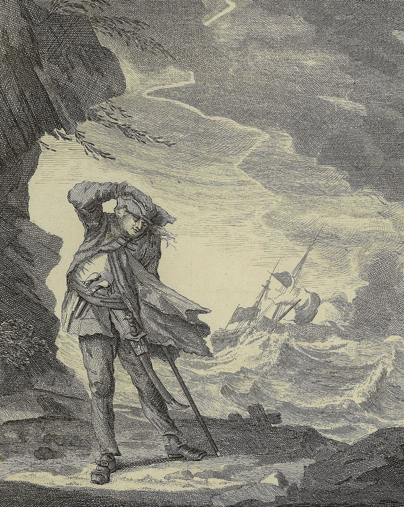 Pirate Captain Edward ned Low in Storm W/ | Etsy