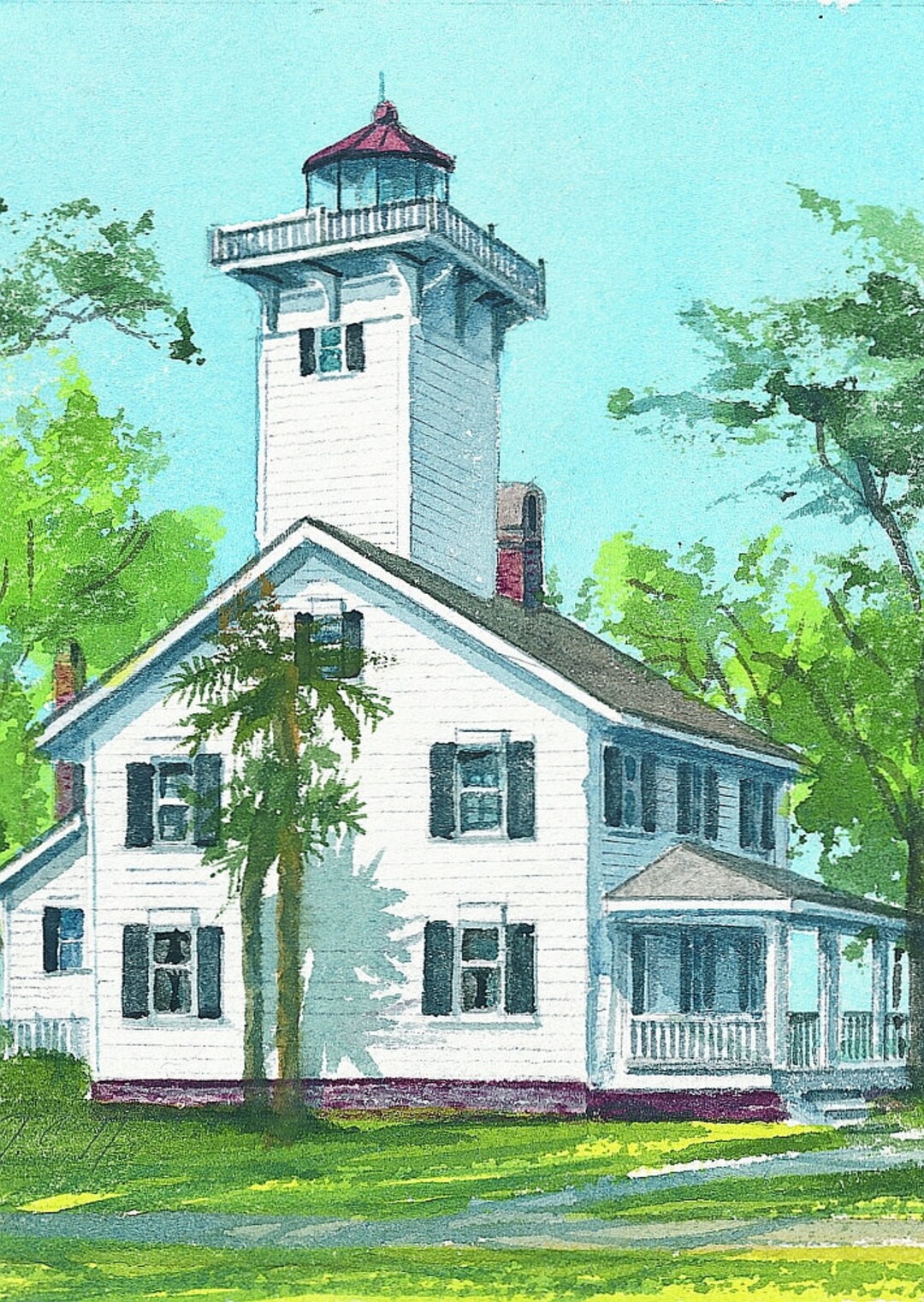 Haig Point Range Rear Lighthouse, Leamington Light, Daufuskie Island ...