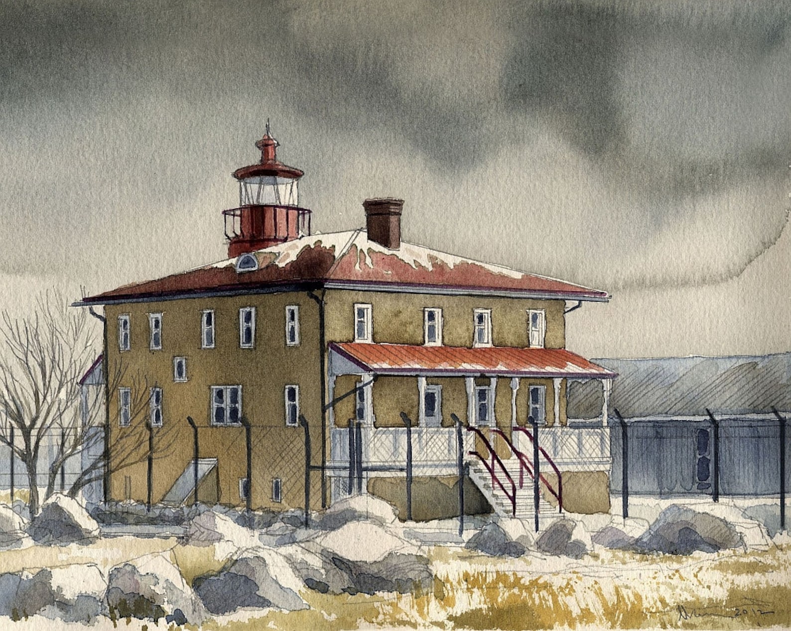 Point Lookout Lighthouse Maryland. Haunted Civil War House in - Etsy