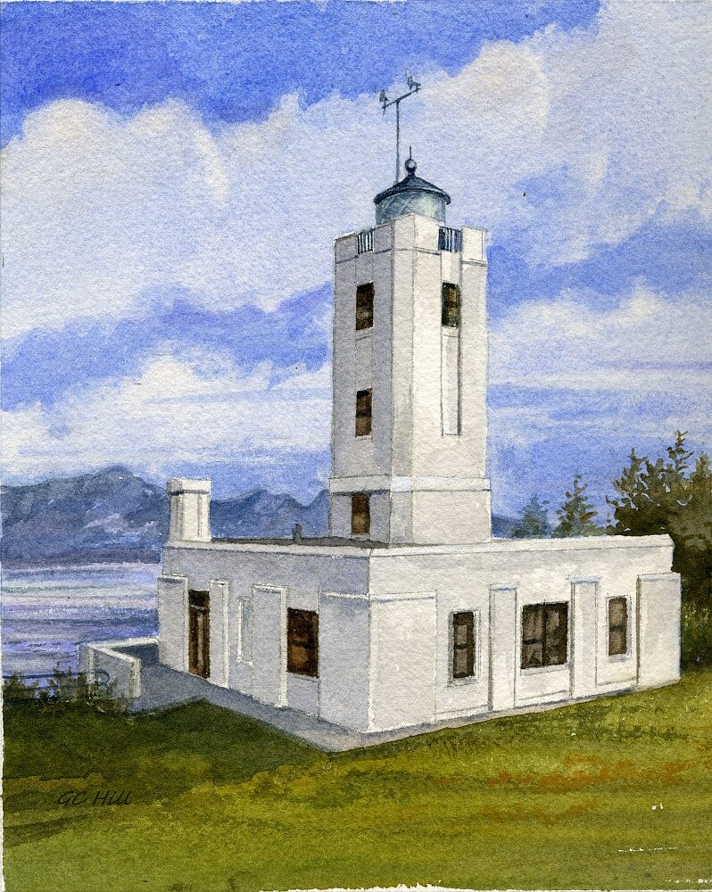 Five Finger Islands Lighthouse, Alaska Inside Passage, Art Deco Tower ...