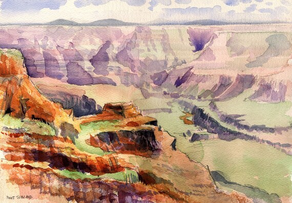 Point Sublime Grand Canyon North Rim Arizona. James Mann - Etsy