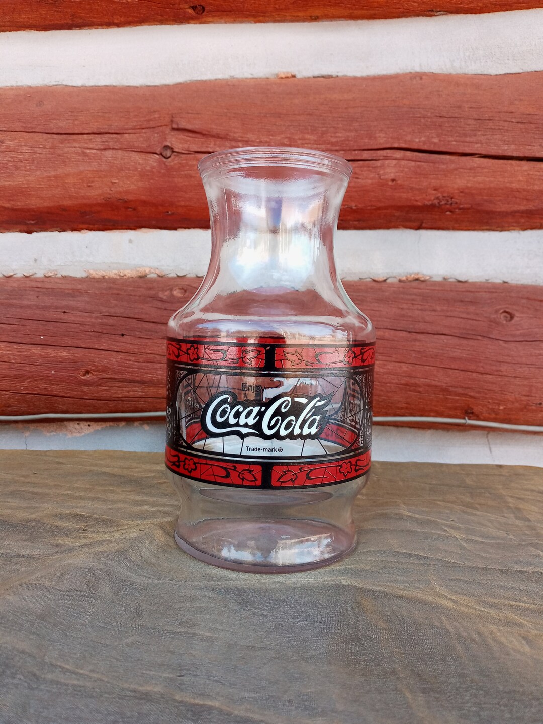 Godfather's Pizza Coca Cola Carafe/coca-cola/pitcher - Etsy