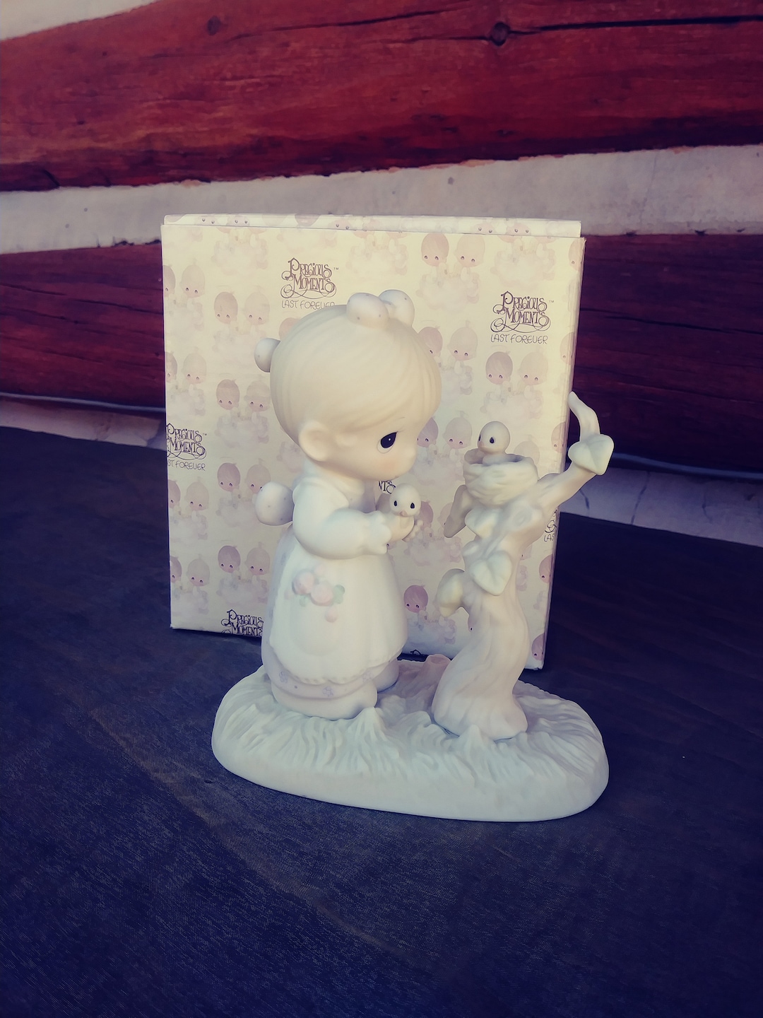 Precious Moments "his Eye is on the Sparrow" 1983/precious Moments Girl ...