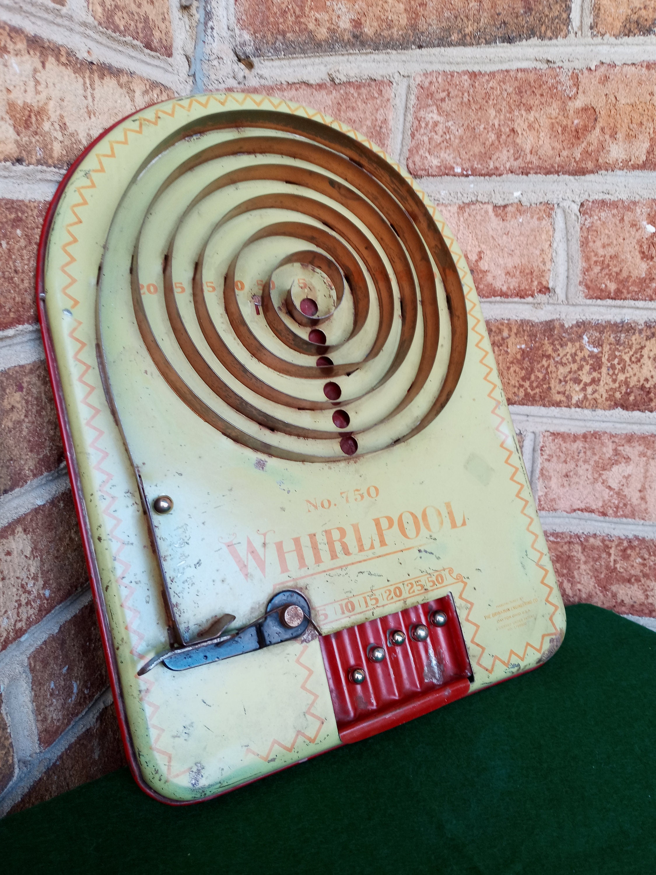 Antique Whirlpool No. 750 Game by the Brinkman Engineering Company 1925 ...