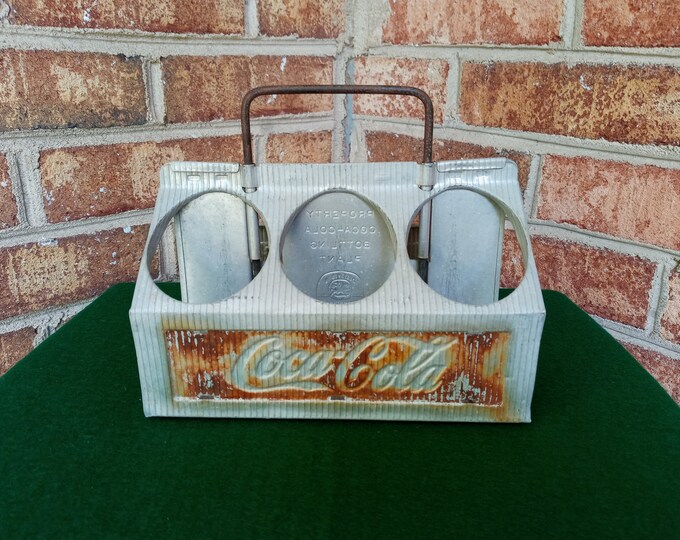 Rustic Aluminum Coca-cola 6-pack Bottle Carrying Case - Etsy