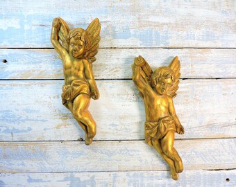 Wall hanging angel | Etsy