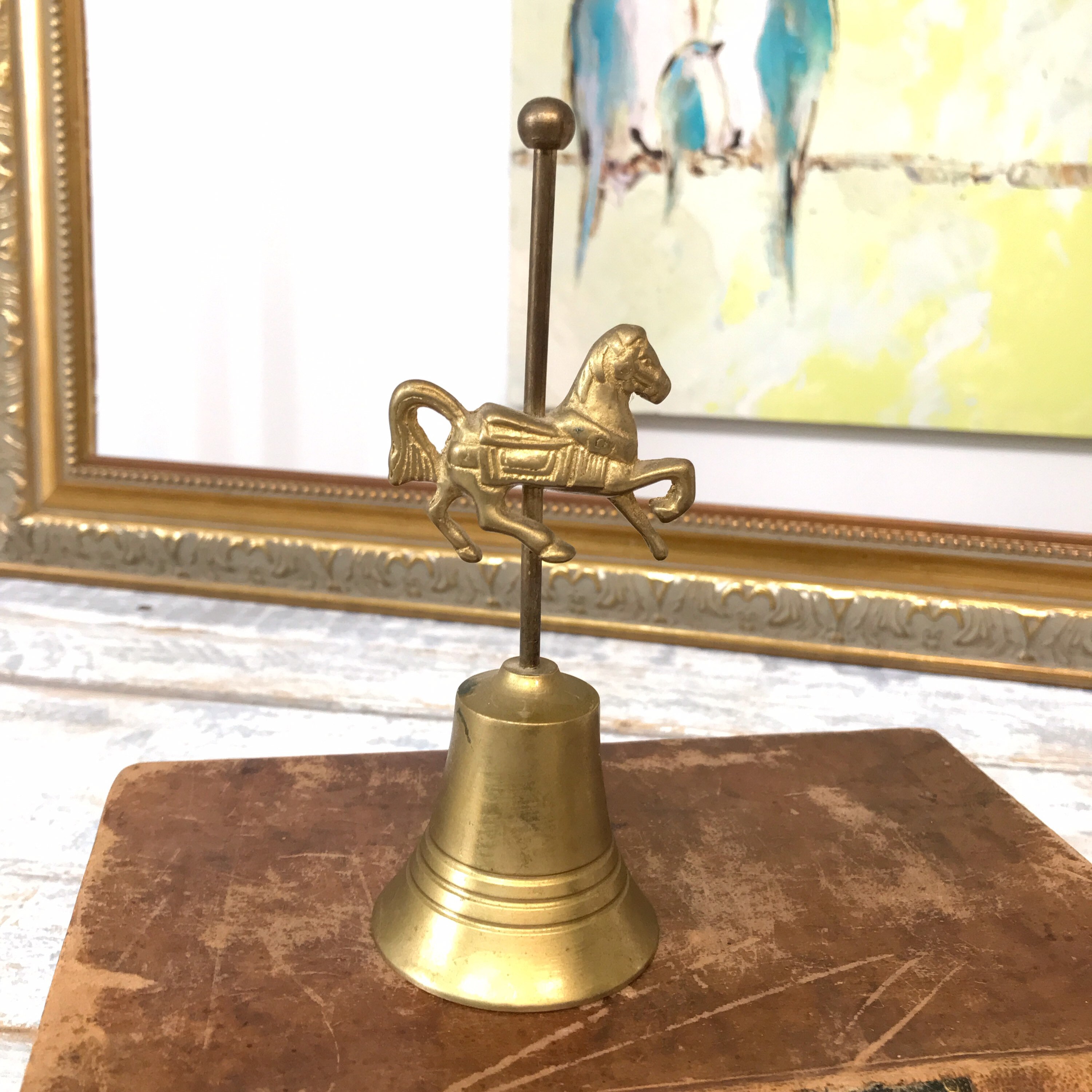 Carousel Horse Bell Brass Horse Bell Brass Carousel Horse Bell | Etsy