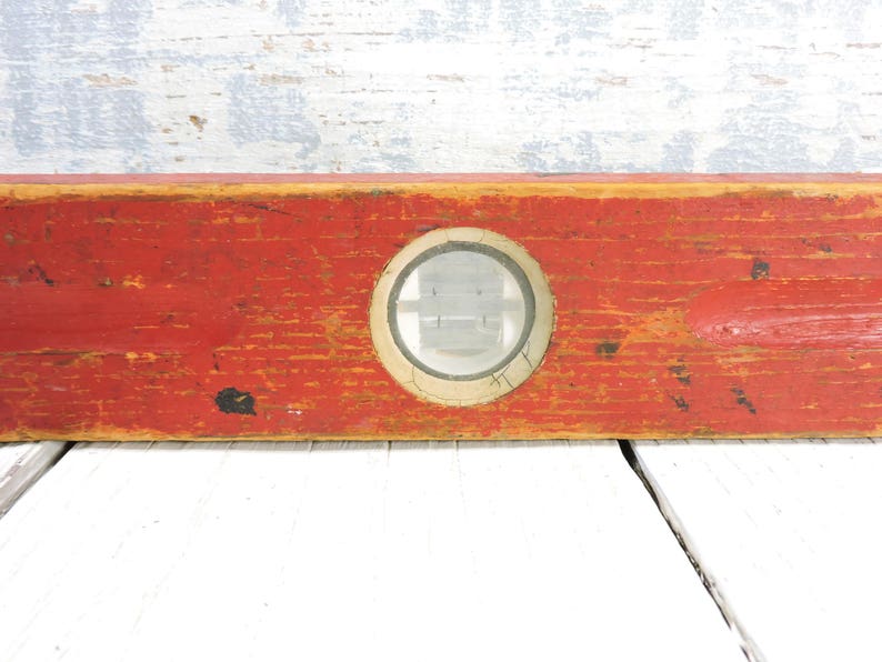 Level Old Tool: Mayes Red Wood Level Antique Primitive Wood - Etsy