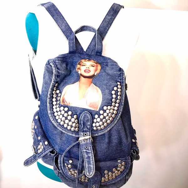 Studded Backpack - Etsy