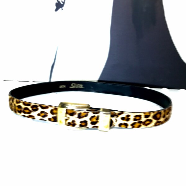 Leopard Print Belt - Etsy