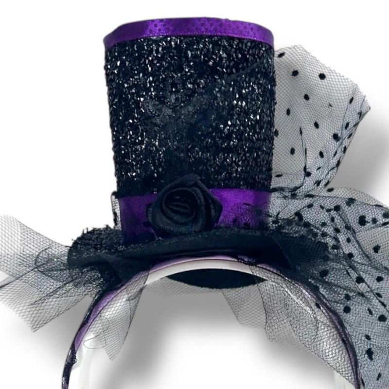 Purple Mini Top Hat - Etsy