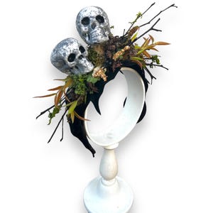 Voodoo Jungle Preistess, Skull Headpiece, Shunken Head, Costume ...