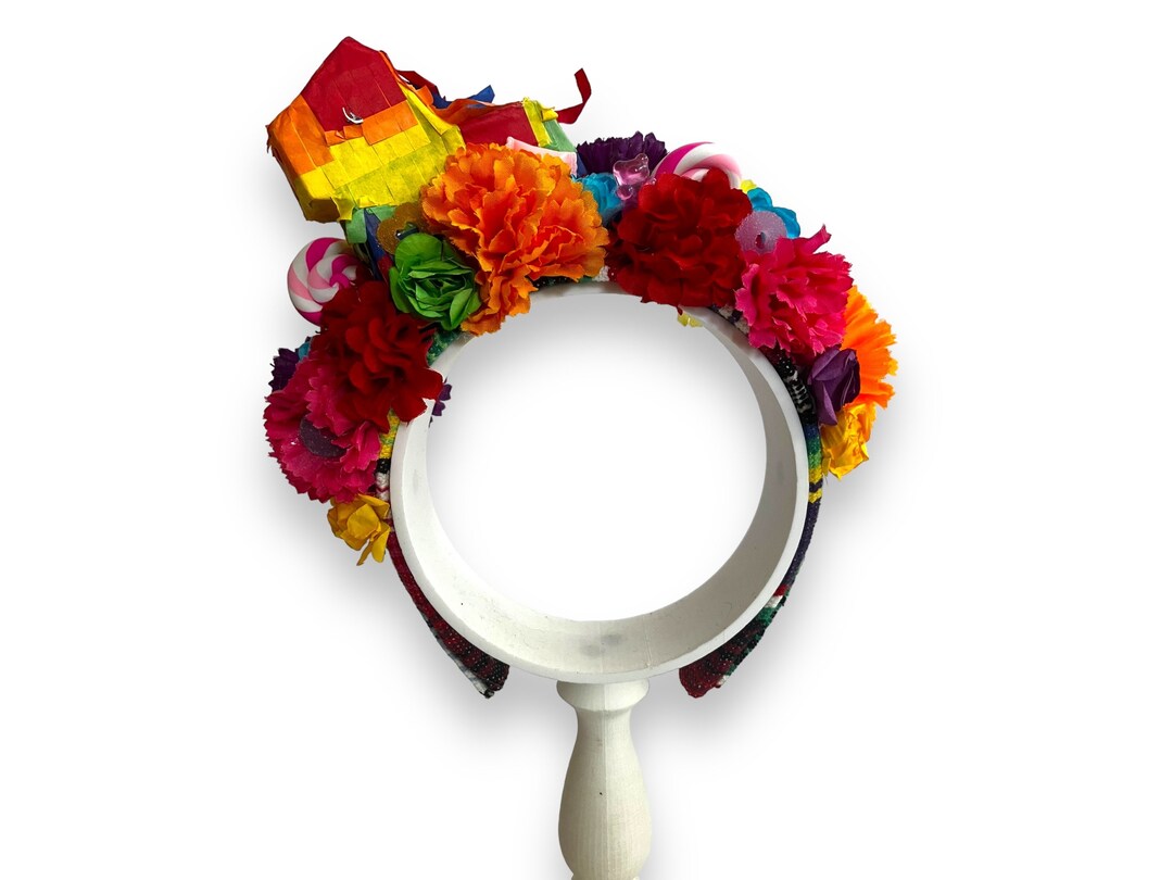 Piñata Headband, Cinco De Mayo, Hispanic Heritage, Flower Headband ...