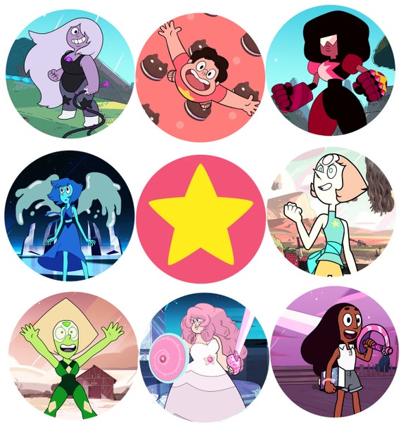 2 1/4 Steven Universe Pin Back Button Magnet or Key | Etsy