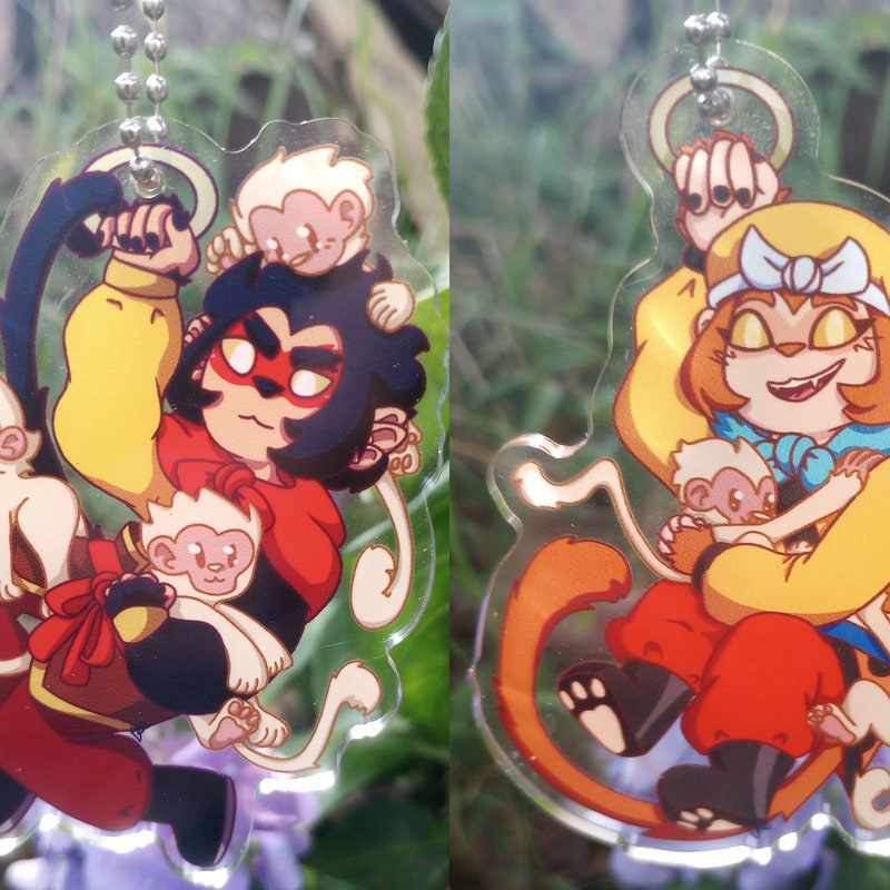Monkie Kid Keychain - Etsy