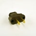 5-pack - Brown Electrical Plugs - Vintage Style - 2-prong - Antique ...