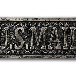 US Mail - Plaque - Sign - Cast Plaque - Office - Door Sign - Bathroom ...