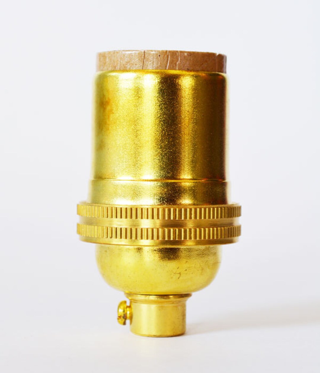 Keyless Electrical Lamp Socket - Unfinished Brass - Light Socket ...
