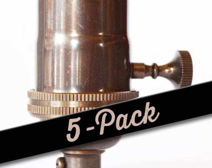5-pack Electrical Lamp Sockets Light Socket Oil Bronze Finish - Etsy