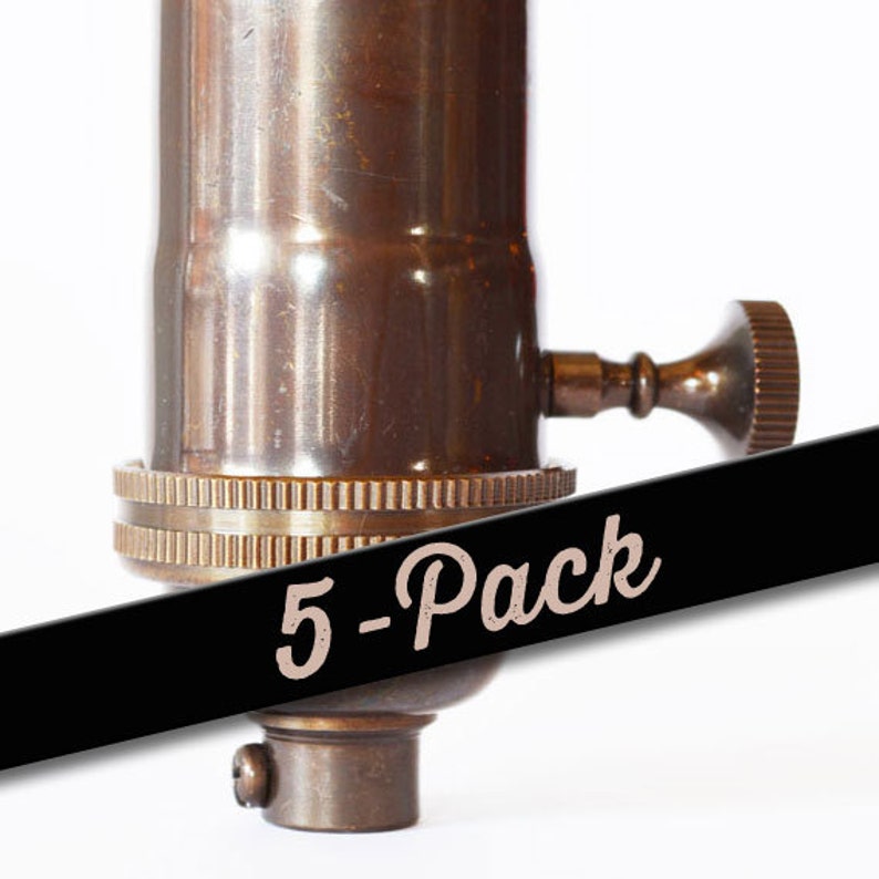 5-pack Electrical Lamp Sockets Light Socket Oil Bronze - Etsy