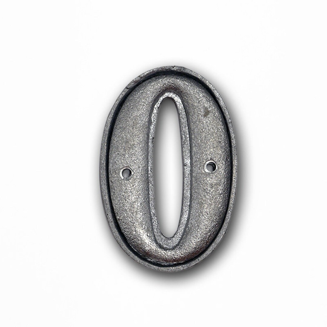 House Number - 0 - Home Address - DIY - Address Number - Metal Number ...