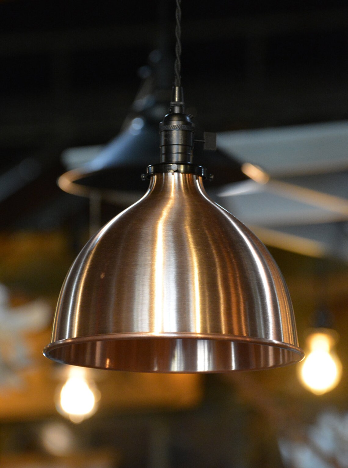 Copper Shade Solid Copper Metal Shade 10 Pendant | Etsy
