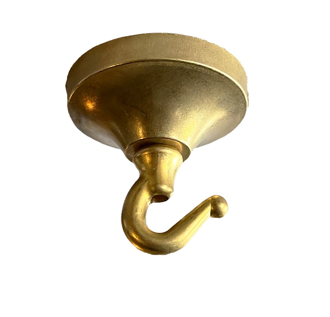 Plant Hook Solid Brass Ceiling Hook Nautical Hook Plant Hanger Premium Quality Fast