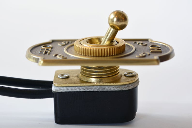 Switch Cover Antique Brass Toggle Switch Plate Steampunk - Etsy