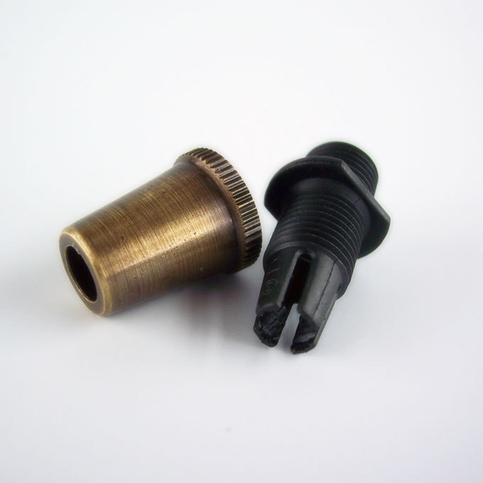 Strain Relief Antique Brass Metal for Light Sockets | Etsy