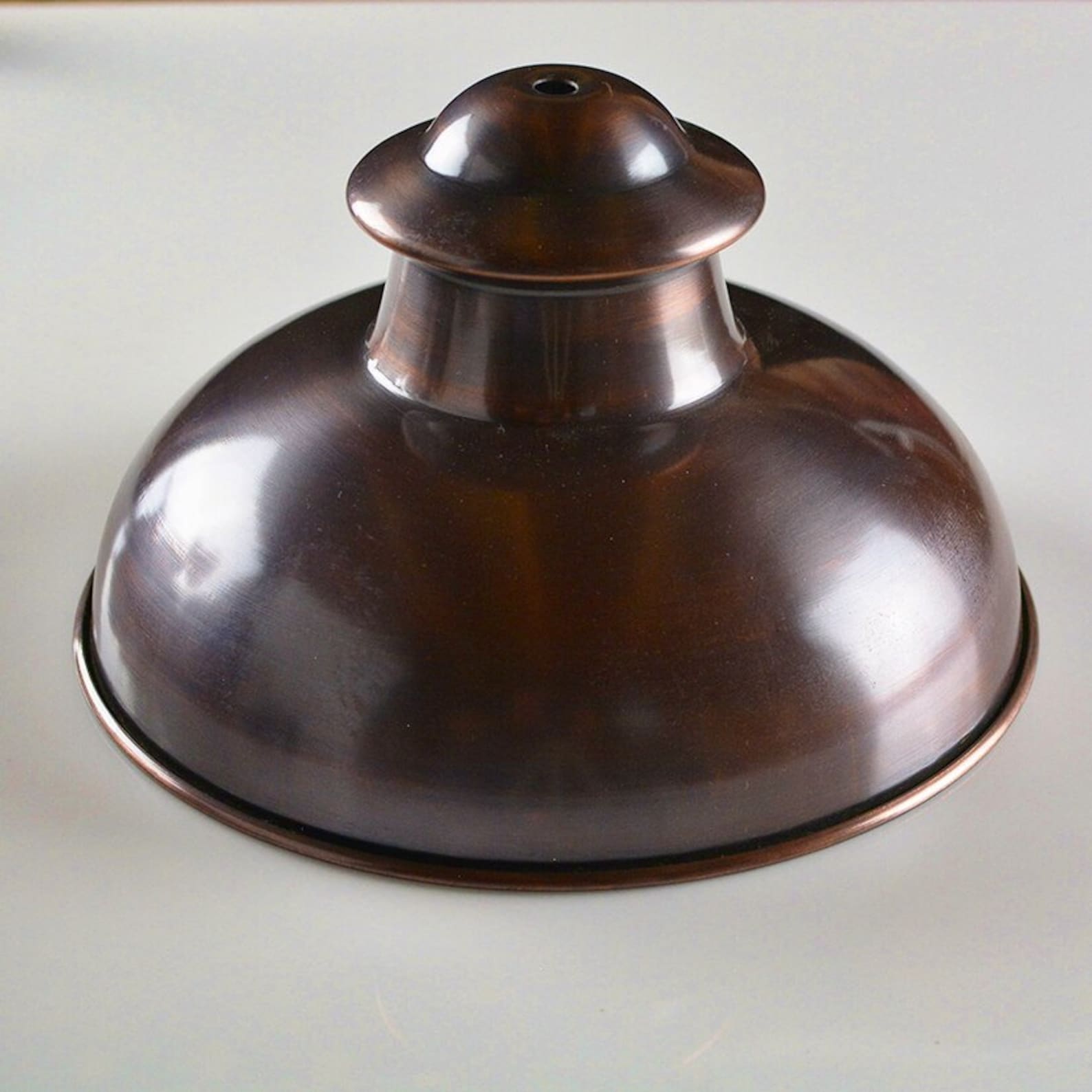 Metal Shade - Roswell - Antique Copper Finish - Industrial Style ...