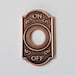 Switch Cover - Antique Copper - Toggle Switch Plate - Steampunk Style ...