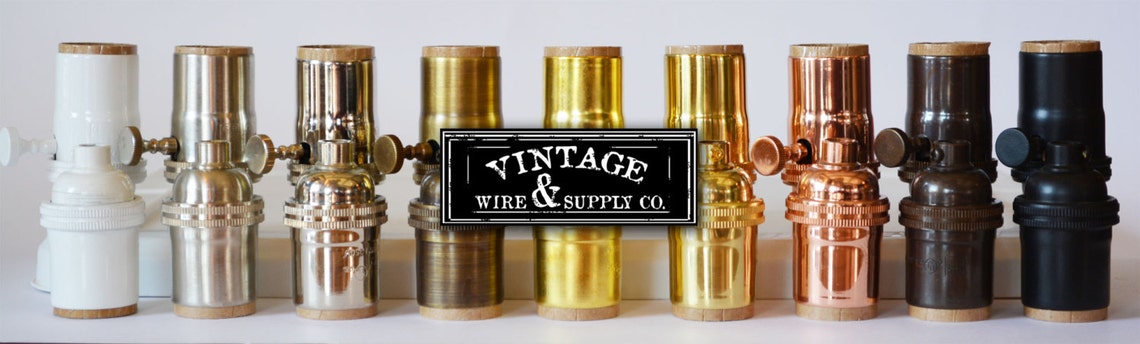 Light Socket - 5-pack Electrical Lamp Sockets - Copper Finish - Etsy