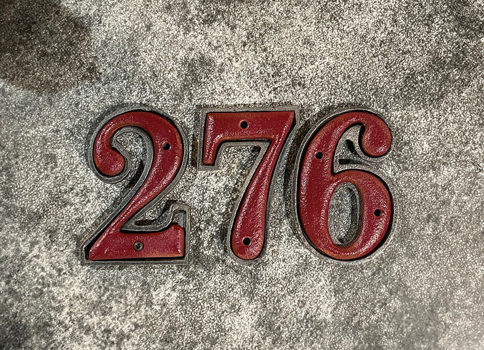 House Number 6 Home Address DIY Address Number Metal - Etsy