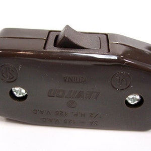 Cord Switch - Brown - Leviton Inline Feed-thru Switch - Best Switch ...