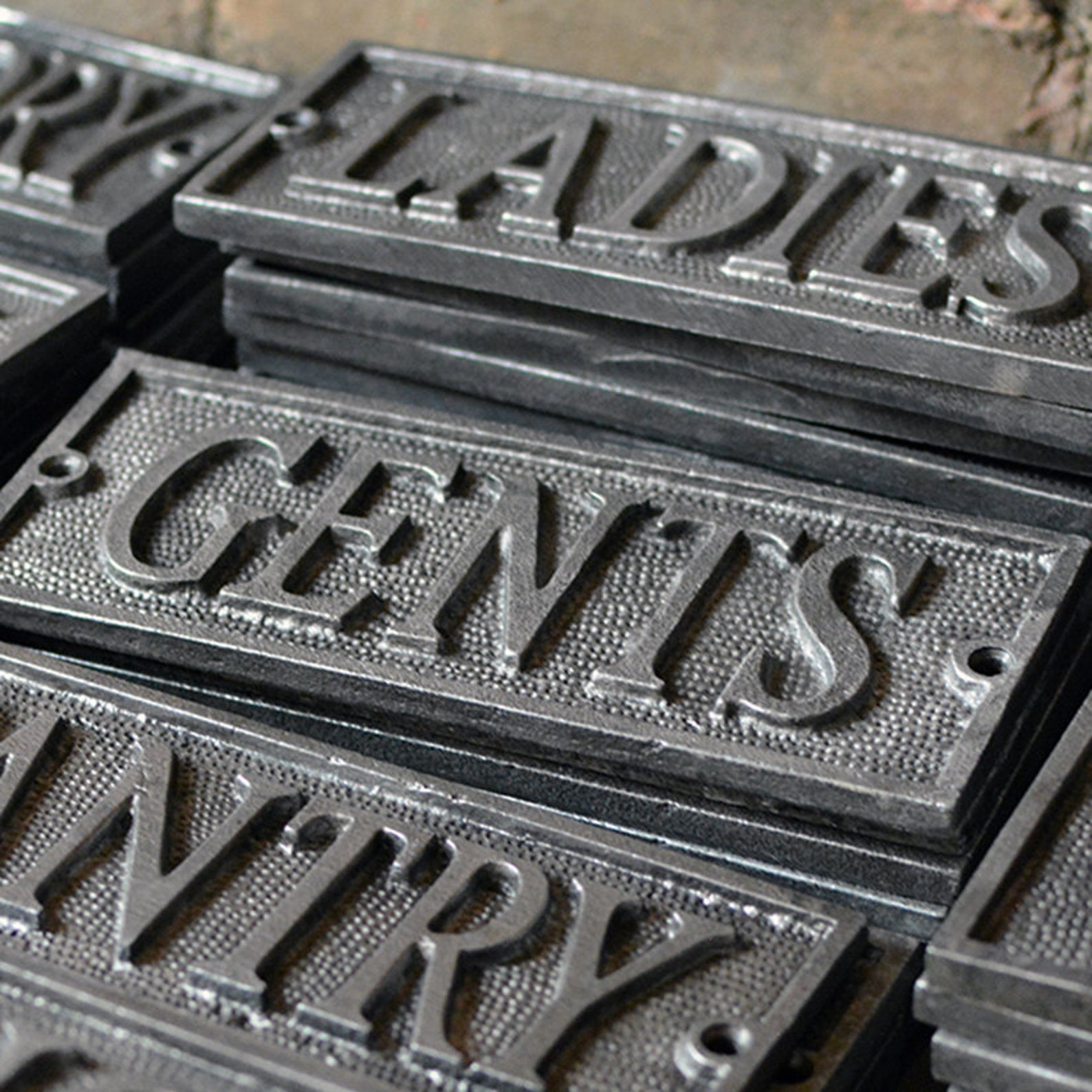 Plaque - Sign - Cast Plaque - GENTS - Door Sign - Bathroom Sign - Door ...