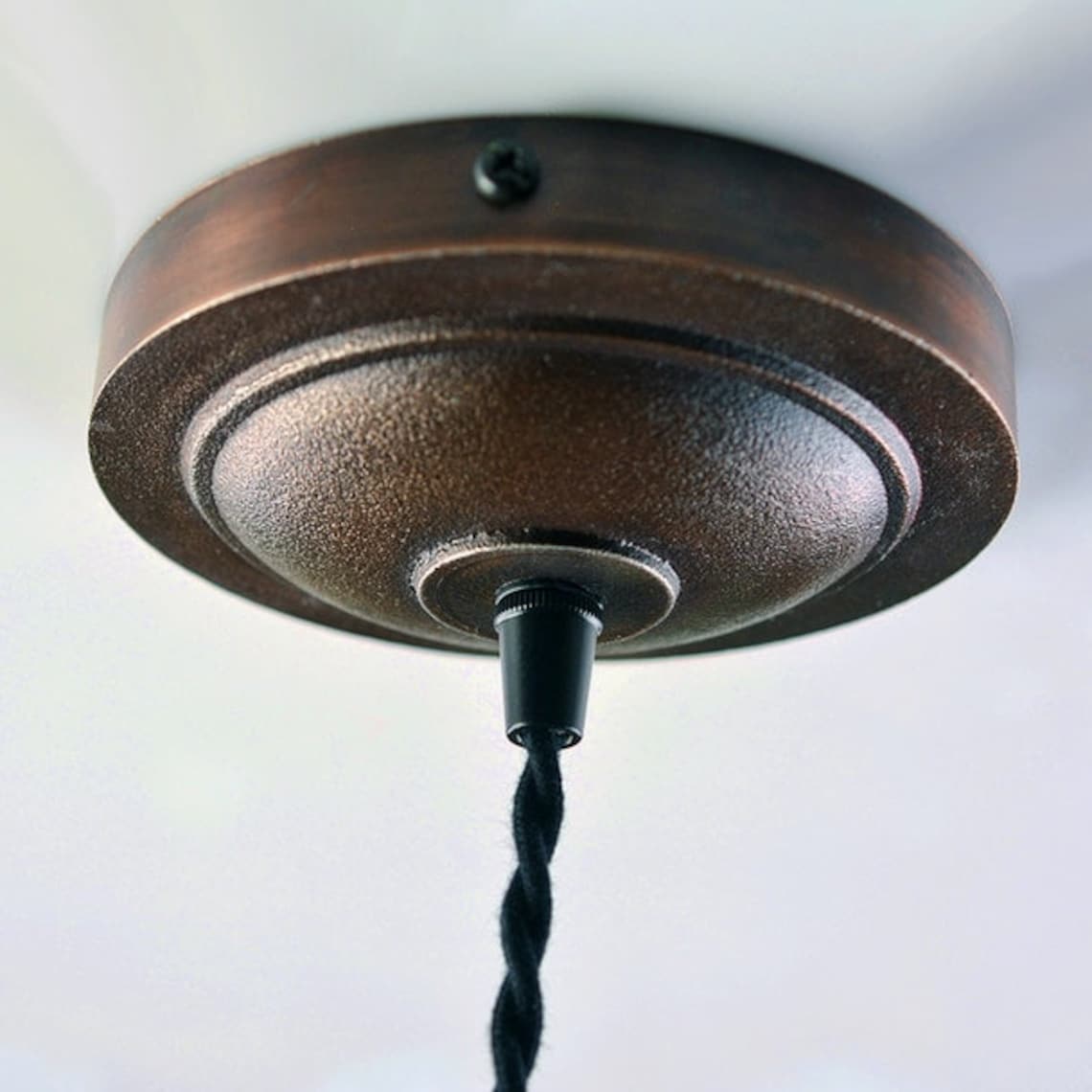 Ceiling Canopy - Antique Copper Finish - Cast Aluminum - Light Canopy ...