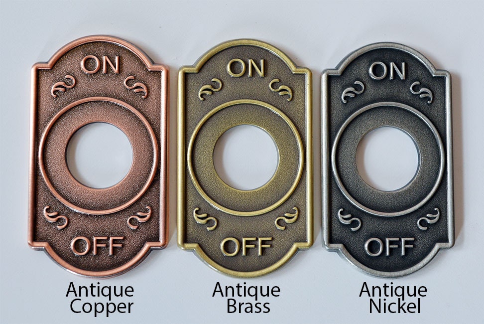 Switch Cover Antique Brass Toggle Switch Plate Steampunk - Etsy