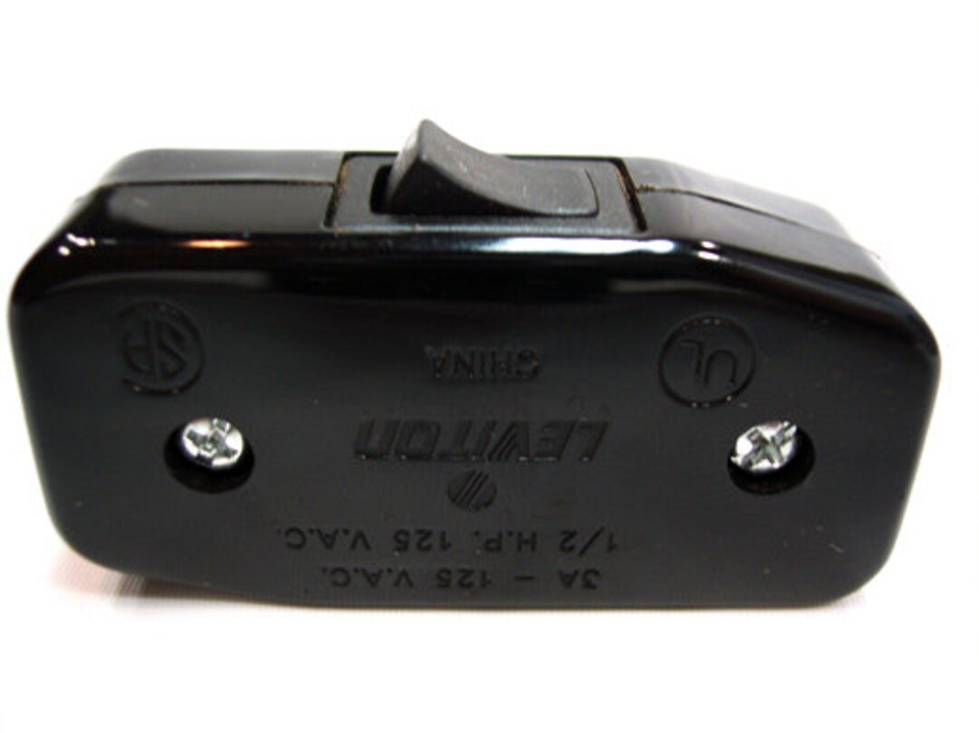 Cord Switch - Black - Leviton Inline Feed-thru Switch - Best Switch ...