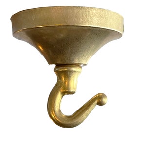 Plant Hook - Solid Brass - Ceiling Hook - Nautical Hook - Plant Hanger - Premium Quality - FAST ...